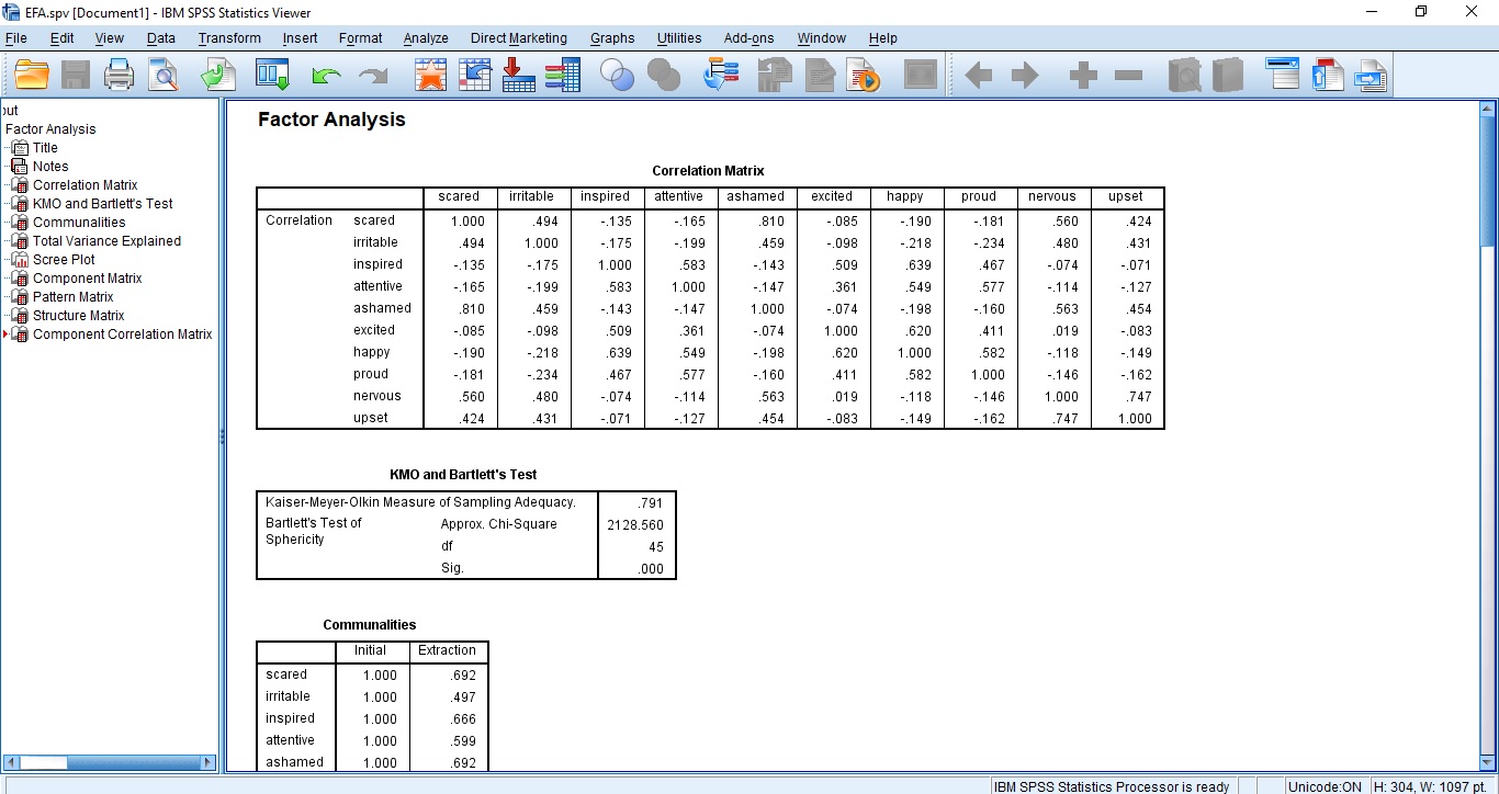 How to run exploratory factor analysis in spss 7 OnlineSPSS