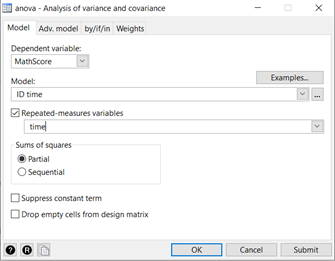 One-Way Repeated Measures ANOVA in STATA - Example Guide